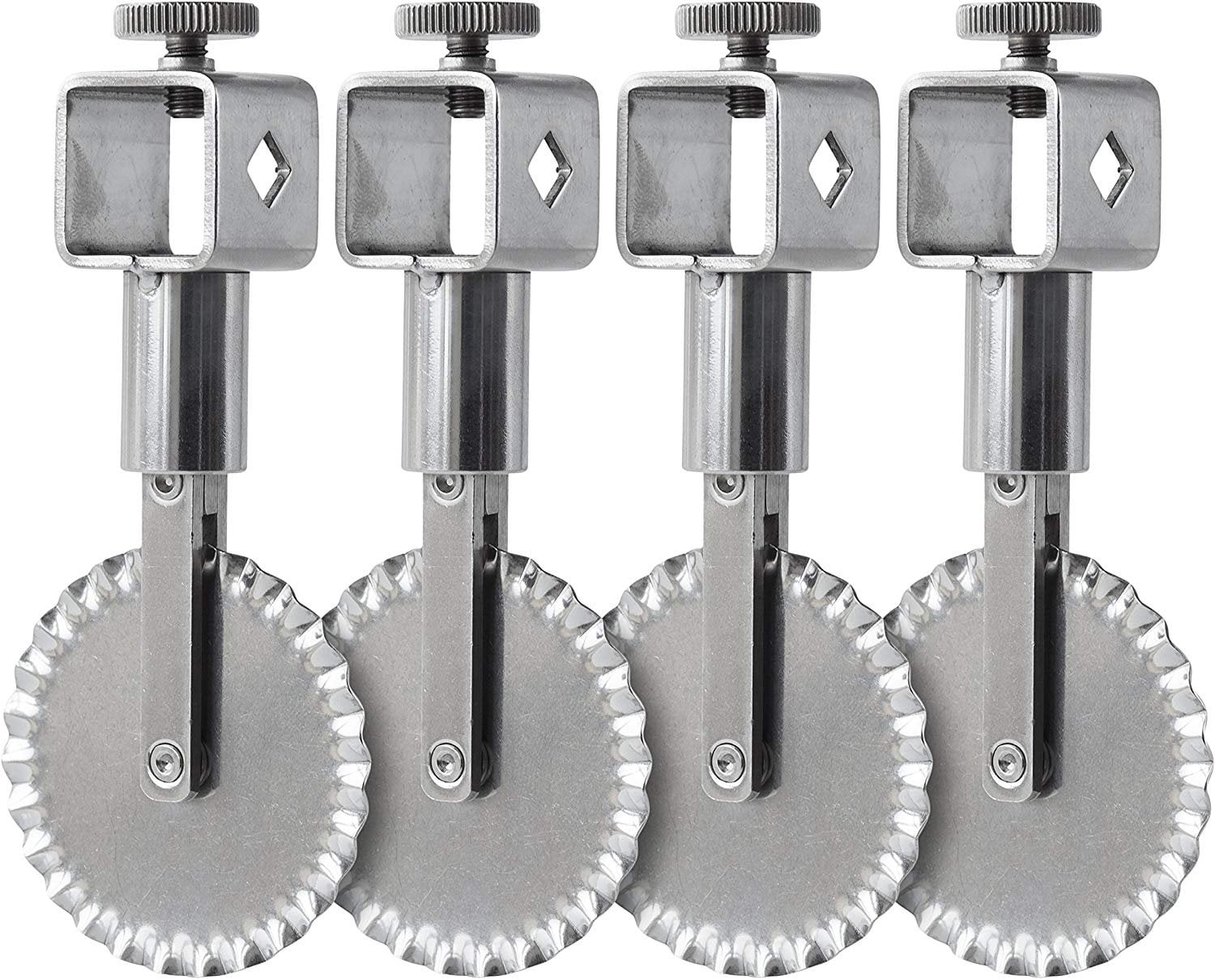 Ateco 13944 Multi Wheel Adjustable Dough Cutter with Lock - 2.2 in ...