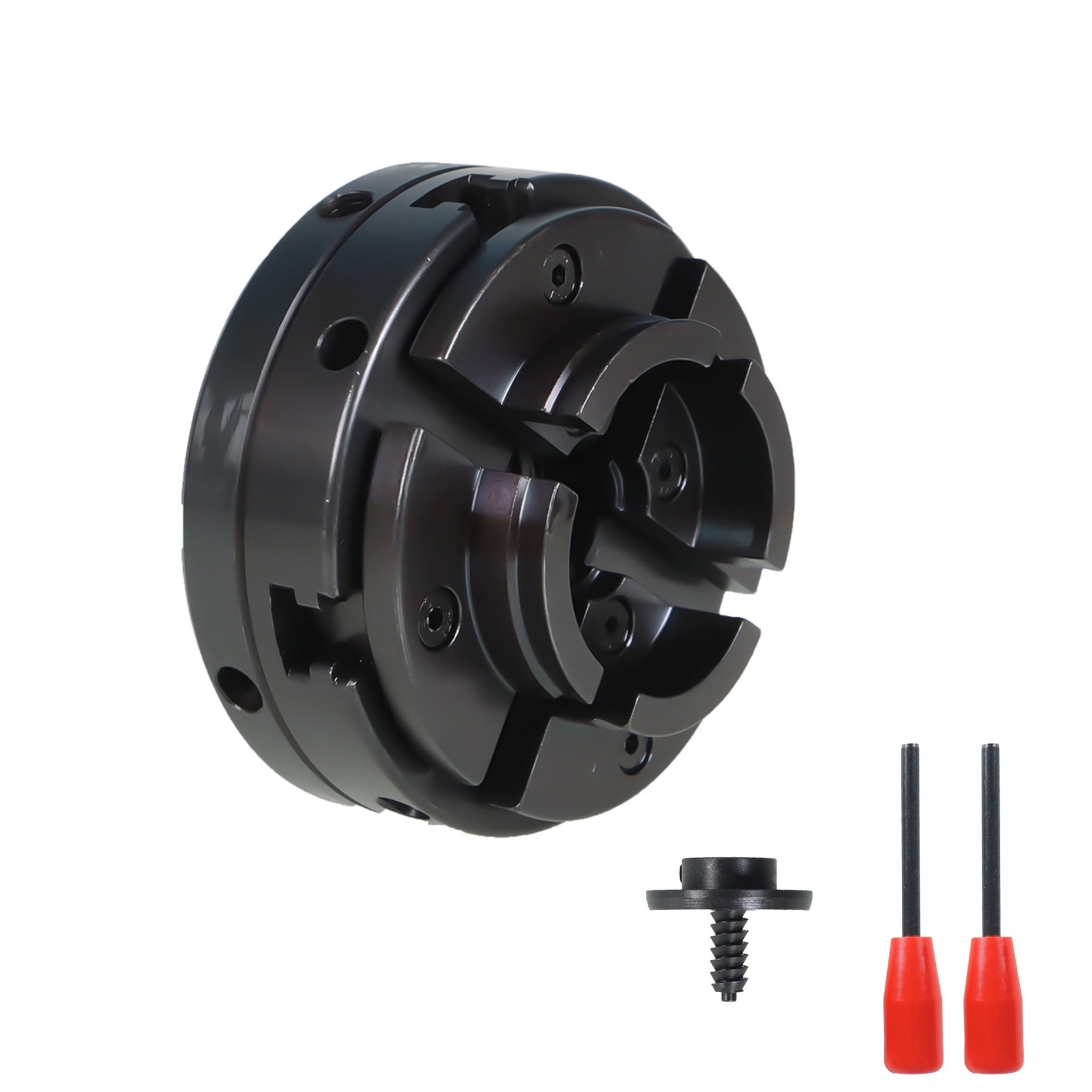 Labwork Wood Lathe Chuck 4-Jaw Self-Centering Chuck with 1-Inch x 8TPI ...