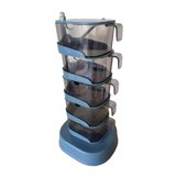 Condiment Jars Rotating Spice Jars Rotary Storage Rack Rotatable Spice ...
