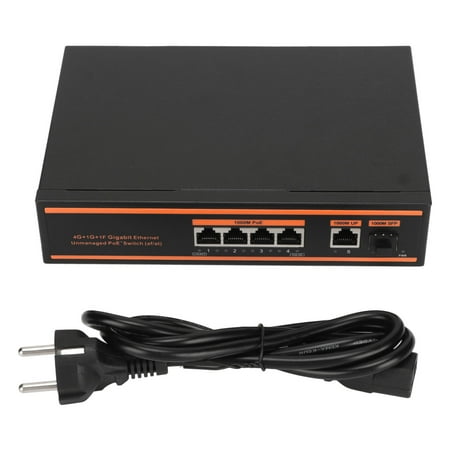 5 Port Gigabit PoE Switch, 1 Uplink Gigabit Port Gigabit PoE Switch 4 ...