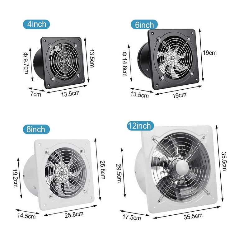 Industrial Exhaust Fan Dimensions