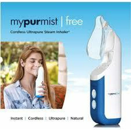 Mypurmist Free Ultrapure Handheld Personal Steam Inhaler (Cordless ...