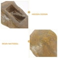 LEXSOMEO Stone Key Hider Fake Stone Key Holder Stone Resin Key Storage ...