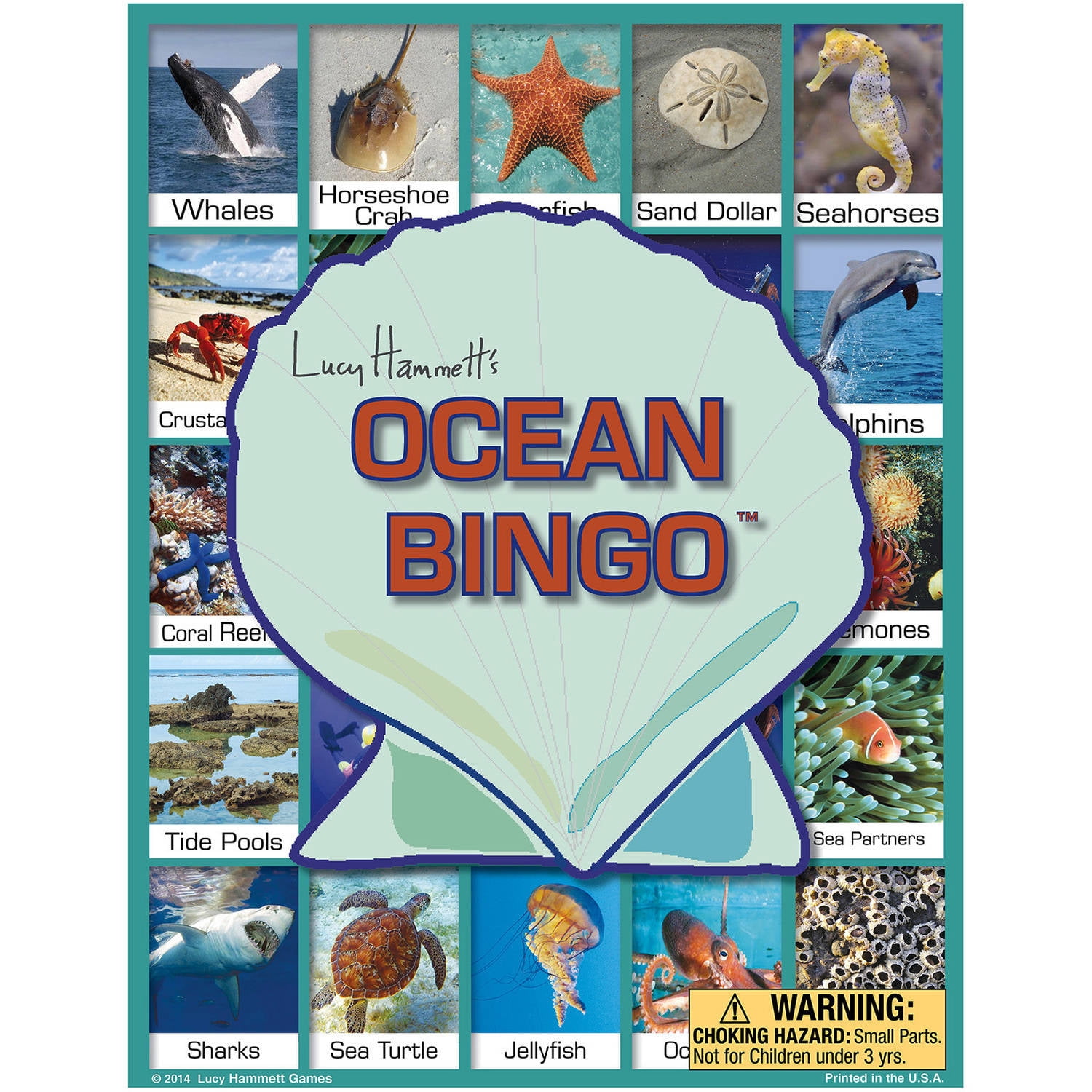 Lucy Hammett Ocean Bingo - Walmart.com