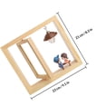 BESTYASH Multi-Angle Rotating Desk Photo Frame for Couples, Home Decor ...