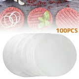 HOTBEST 100pcs Parchment Wrappers Hamburger Patty Paper - Wax ...