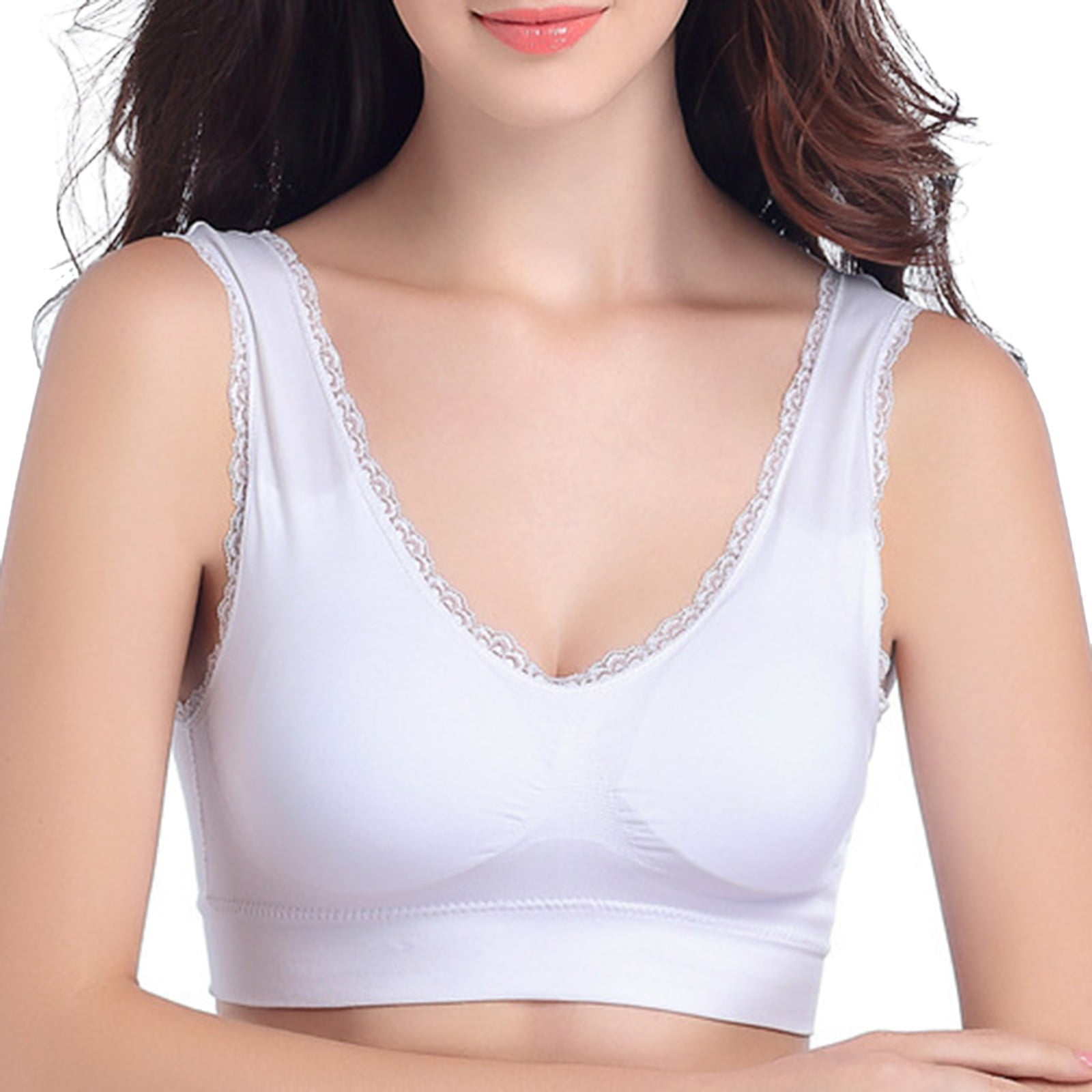 Akiihool Womens Plus Size Bras For Women Womens Plus Size Magiclift Active Support Bra Wirefree