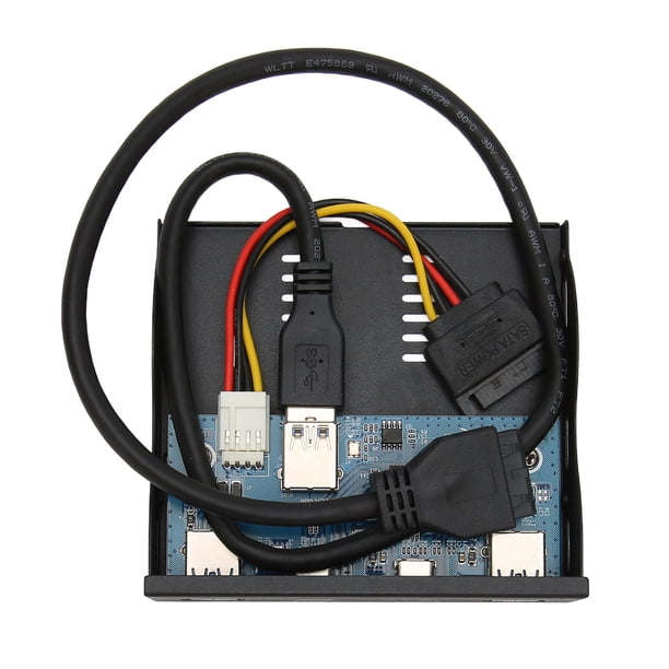 Floppy Drive Front Panel, Plug and Play USB Front Panel Hub 6 Ports ...