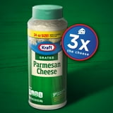 Kraft 100% Grated Parmesan Cheese, Sprinkle Flavored, 24 oz Shaker ...