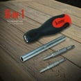 Reversible Screwdriver with Comfort Grip, 6 in 1 Multipurpose Tool ...