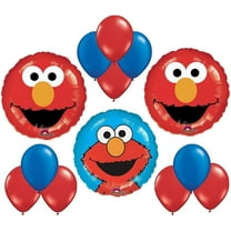 elmo sesame street #1 1st first birthday party supply balloon mylar ...