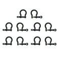 Abbraccia 10 Pieces Buckles Chain Shackle Fasteners DIY Key Chian Bow ...