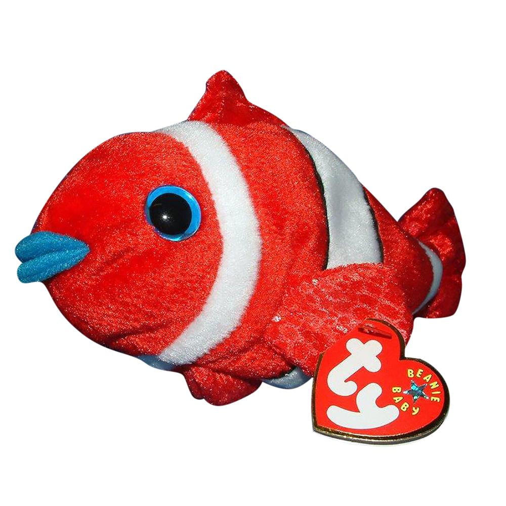 Ty Beanie Baby Jester the Clownfish Fish - Walmart.com