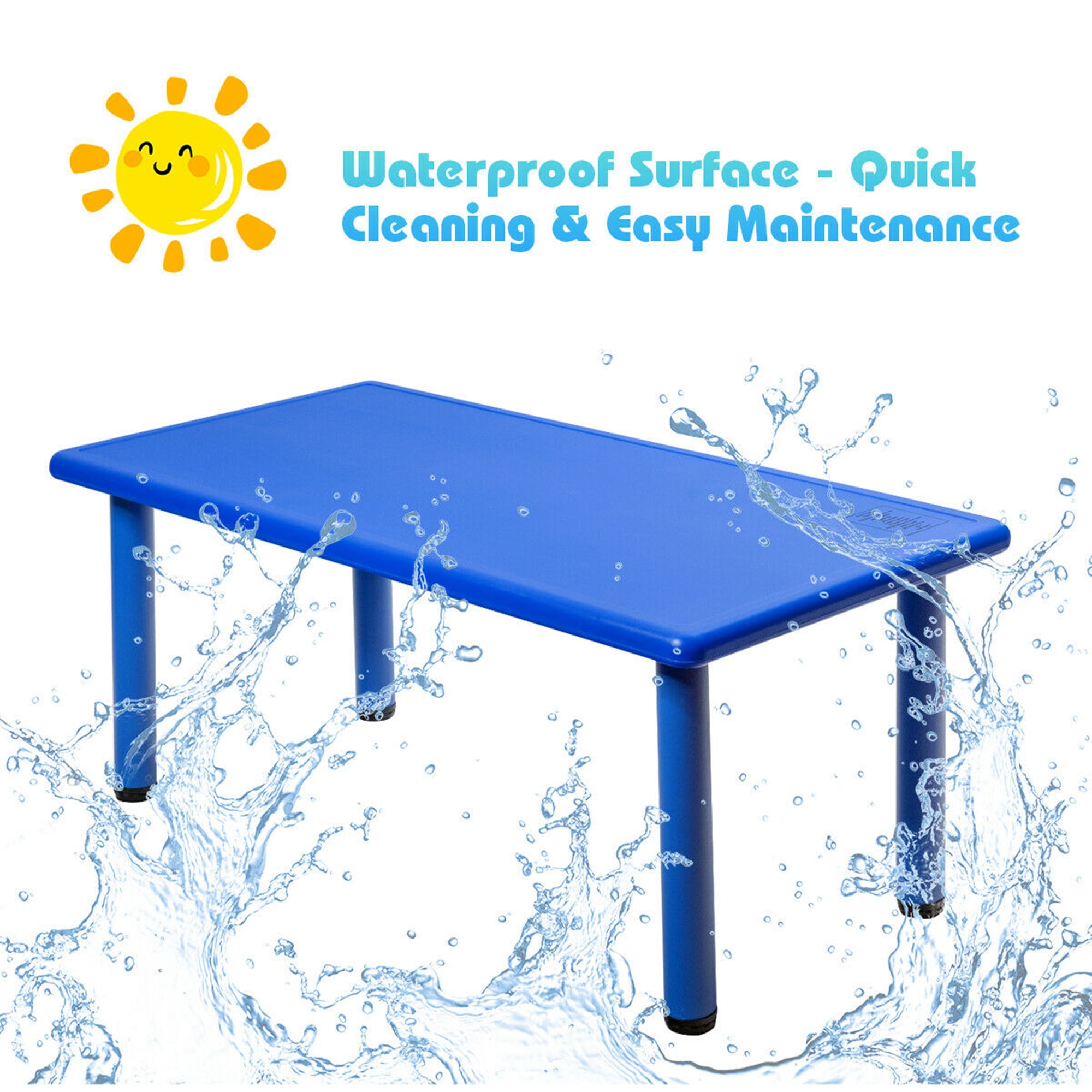 Kid Cleaning Table Clipart