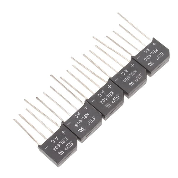 5pcs KBL406 puente rectificador de diodos 800V 4A KBL 406 DYNWAVEMX ...