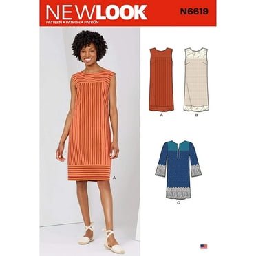 Simplicity Creative Patterns New Look 6145 Misses' Dress, A (8-10-12-14 ...