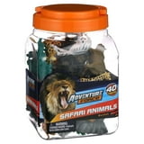 Adventure Force Safari Animals Bucket, 40 Pieces - Walmart.com
