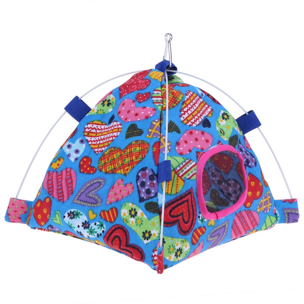 Bird Parrot Sleeping Tent Hut Hanging Hammock for Parakeet Hangable ...