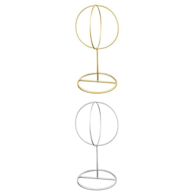 2 Pieces Modern Hat Display Stands Durable Tabletop Rack Freestanding ...