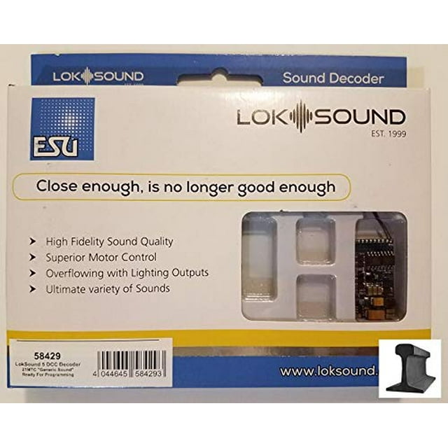ESU 58429 LokSound V5.0 DCC 21 MTC Pin Sound Blank Decoder NEM6660 ~ Ready for Programming ...