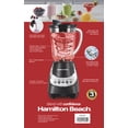Hamilton Beach Quiet Glass Jar Blender, 48 oz. Jar, Stainless Steel ...