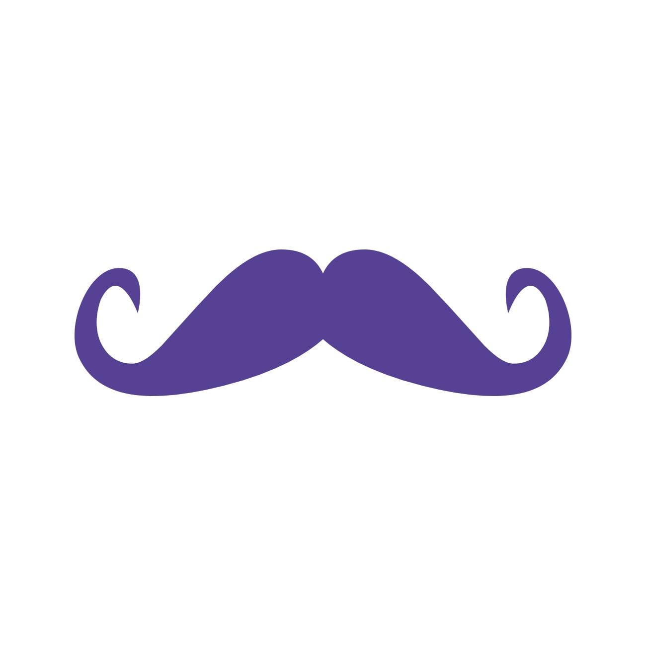 Mustache Sticker Decal Die Cut - Self Adhesive Vinyl - Weatherproof ...