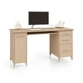 Realspace® Koru 60"W Straight Computer Desk With Integrated Power ...