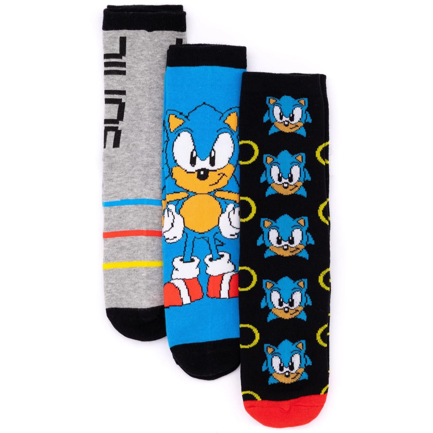 Click here for Sonic The Hedgehog Adult Socks (Pack Of 3) 8  12 prices