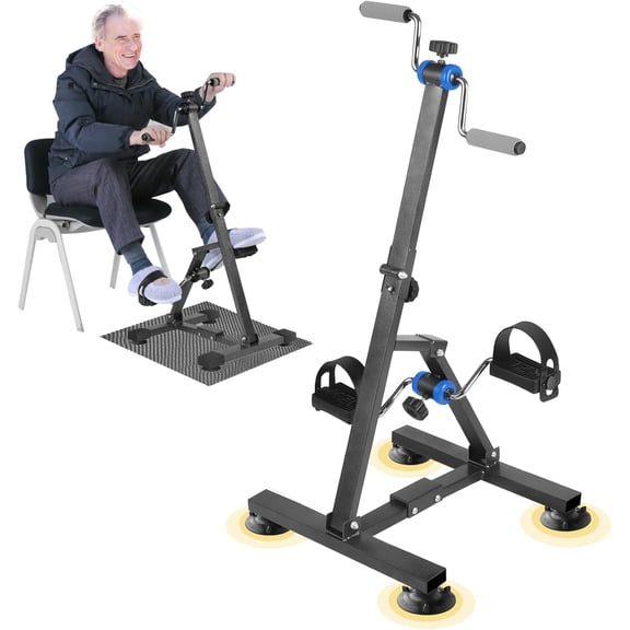 Adjustable Pedal Exerciser Bike with Monitor – Hand Arm Leg Knee ...