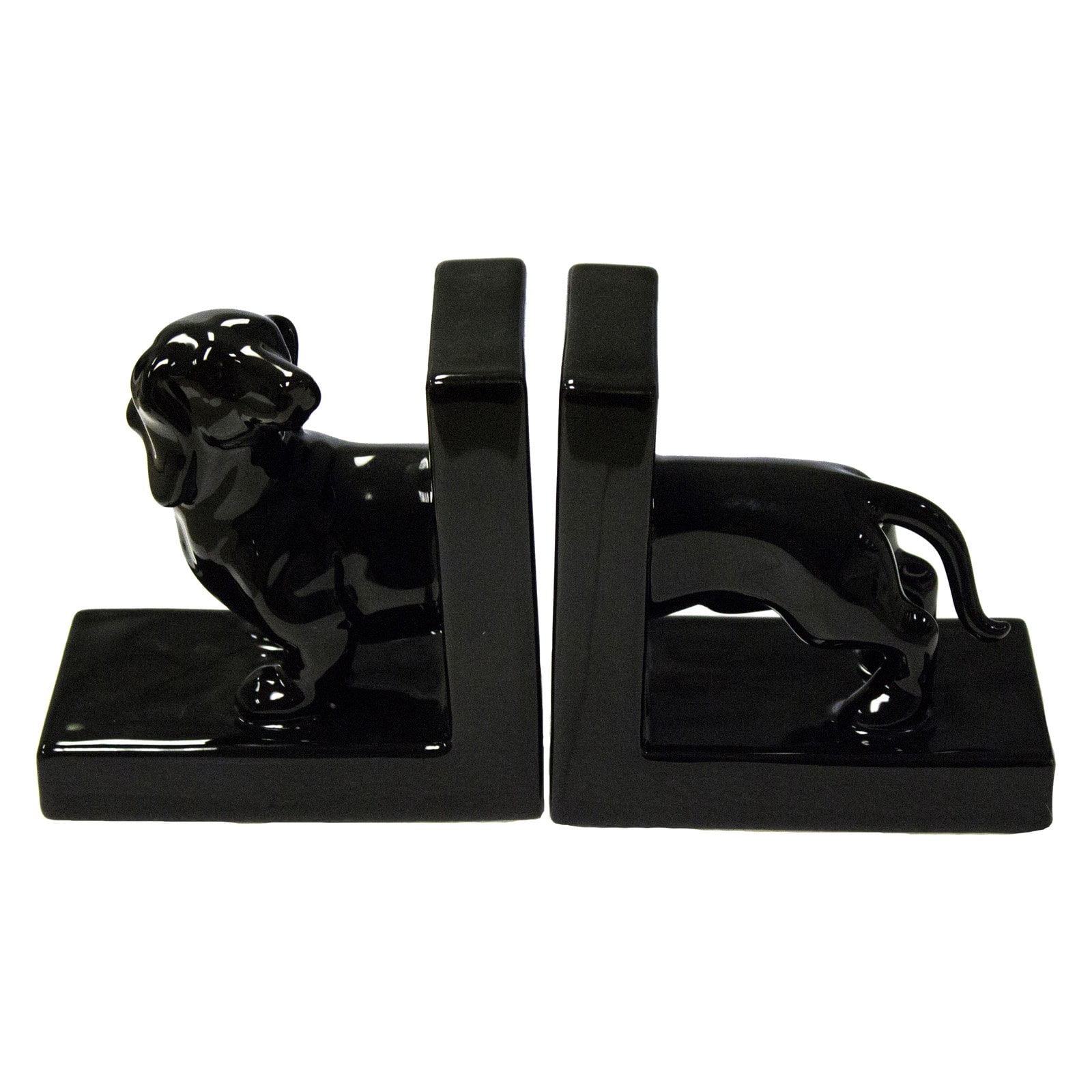 Sagebrook Home Ceramic Dachshund Bookends - Walmart.com