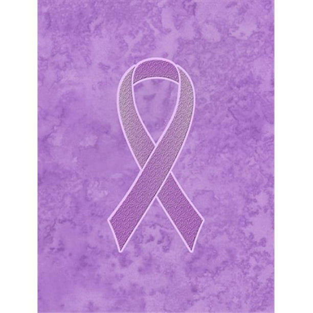 Lavender Ribbon for All Cancer Awareness Garden Flag Size - 11 x 15 In ...