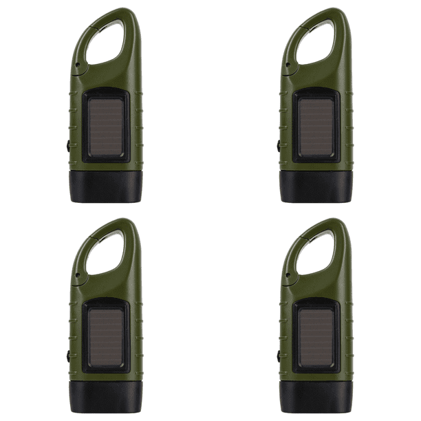 Linterna LED Emergencia para Exteriores Con Manivela Y Dinamo Solar ...