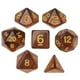 Wiz Dice Desert Topaz Set of 7 Polyhedral Dice in Display Case ...