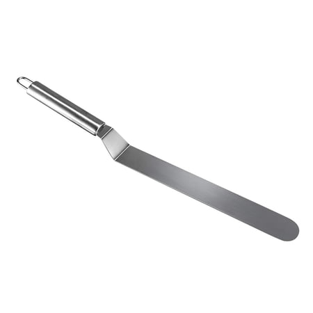 facefd Stainless Steel Cake Spatula Metal Handle with Hole Cake ...