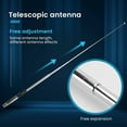 27Mhz Antenna 9-Inch to 51-Inch Telescopic/Rod HT Antennas for CB9614 ...