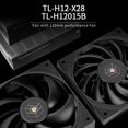 120 radiator, 6 heat pipe cooling, dual 12 cm fans, suitable for 115 ...