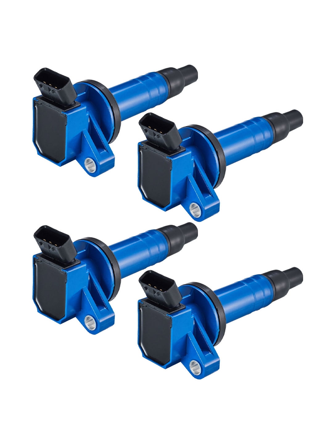 Set of 4 High Performance Blue Color Ignition Coils Compatible with ...