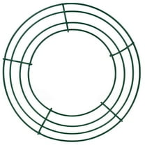 Wire Wreath Frame, Round Metal Wreath Form with Ring Design for DIY ...