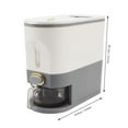 Sorven Cereal Dispenser Rice Dispenser, Cereal Box Space Saving Wide ...