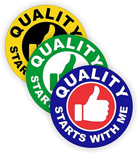 Quality Starts With Me Hard Hat Sticker / Helmet Decal Label Lunch Tool ...