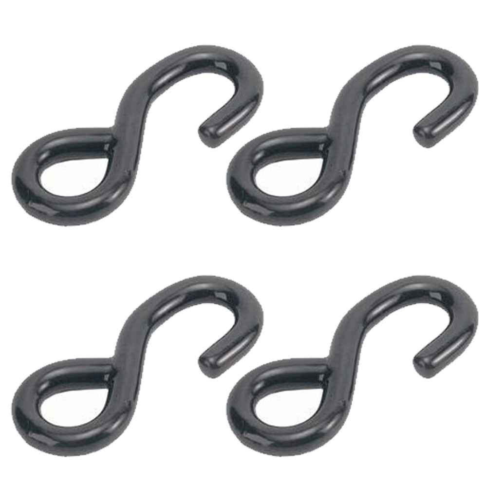 Vinyl Coated S-Hook - For use with 1" Webbing - 4 Pack - Walmart.com
