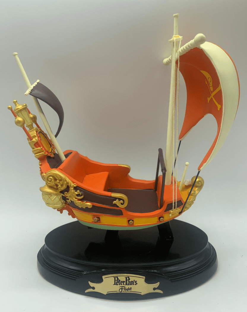 Disney Parks Peter Pan’s Flight Ride Vehicle Resin Figurine New With ...