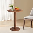 PHOYAL 23.62" MDF Round Dining Table for Kitchen Small Space Apartment ...