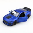 1/43 Scale Ford Mustang Diecast Model Car with Open Doors, Pull-Back ...