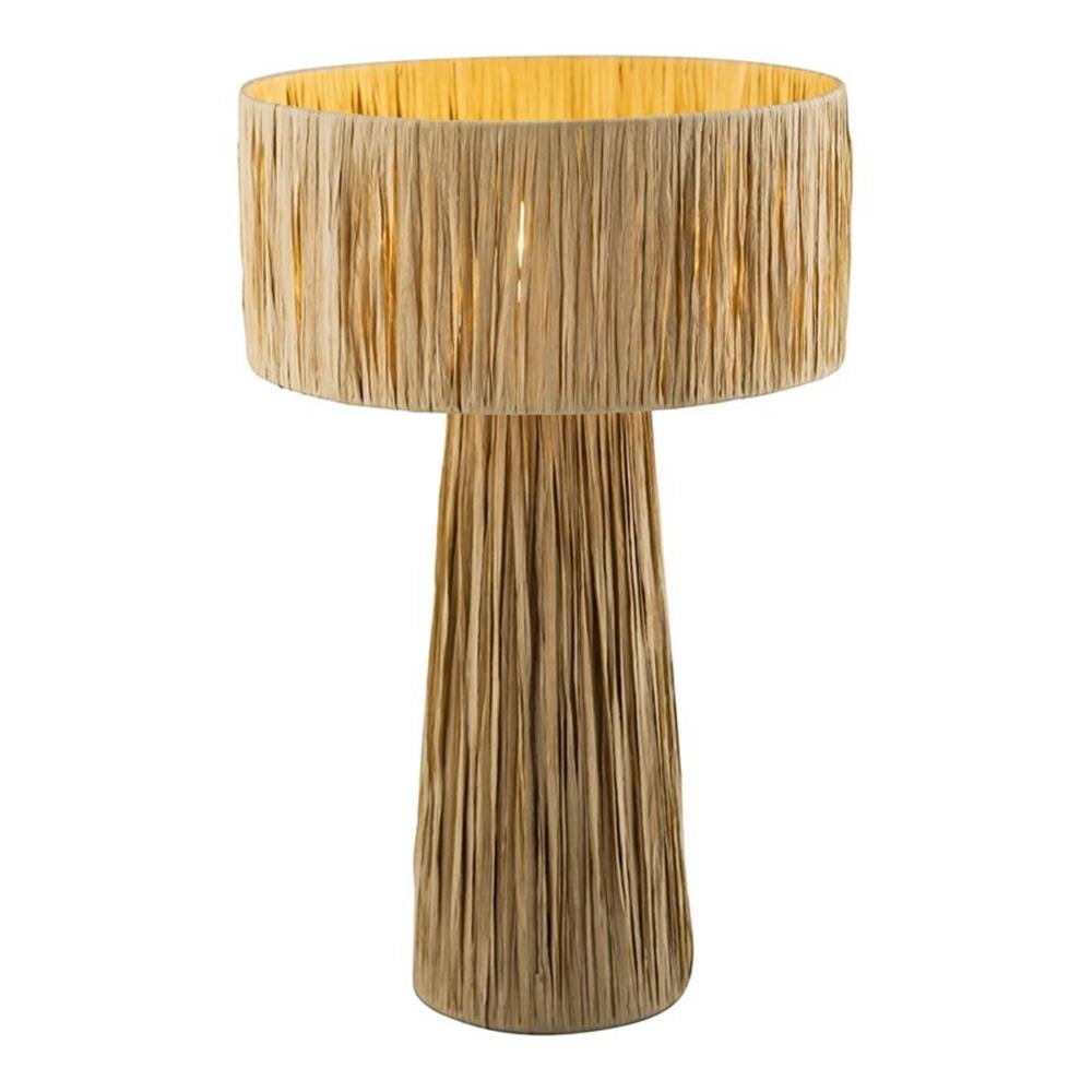 Click here for Tov Furniture Shelby Rafia Natural Table Lamp 15.7... prices