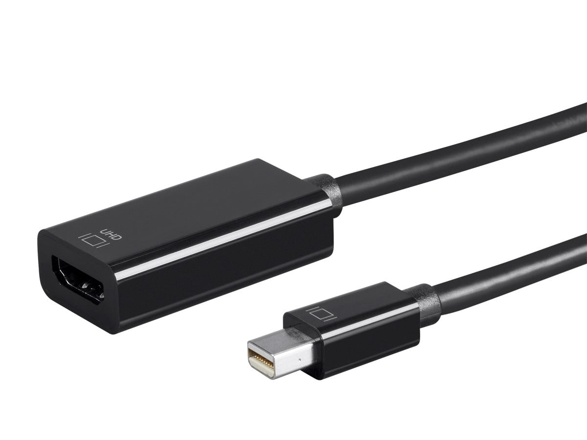 Monoprice Mini DisplayPort 1.2a to 4K at 60Hz HDMI Active UHD Adapter ...