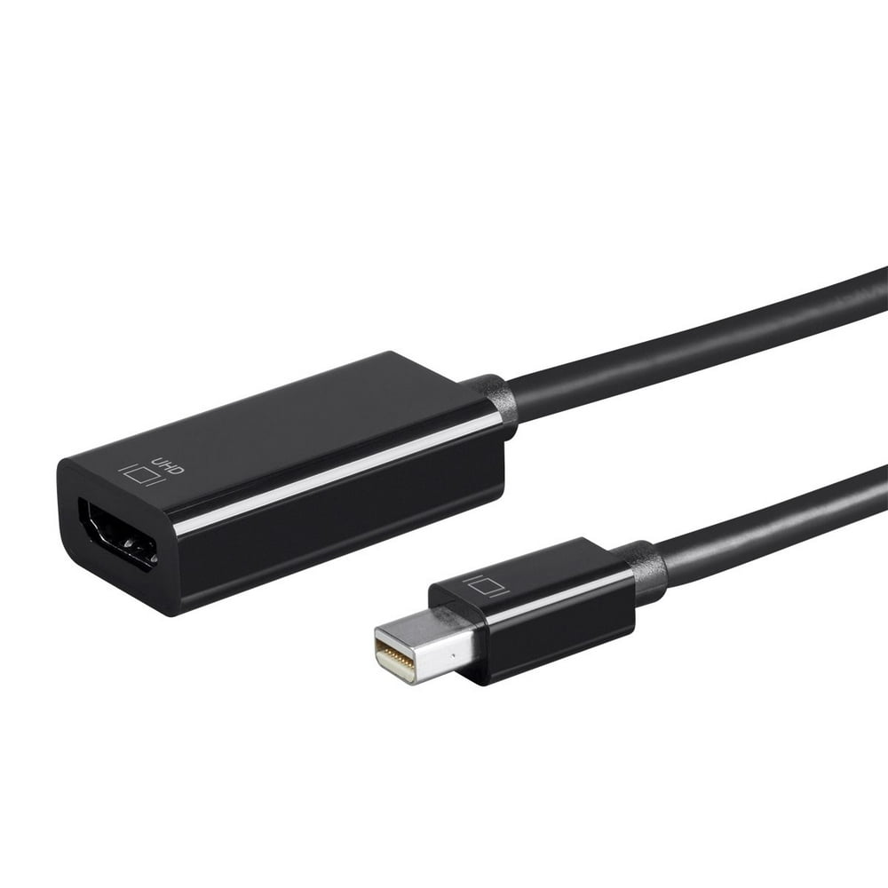 Monoprice Mini DisplayPort 1.2a to 4K at 60Hz HDMI Active UHD Adapter ...