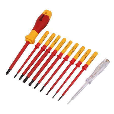 BOOHER Authorized 1000V VDE Insulated Slotted Phillips Screwdriver Set 12pcs | Walmart Canada