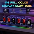Nixie Tube Clock Digital Glow Tube Clock IPS Color Screen DIY Analog ...