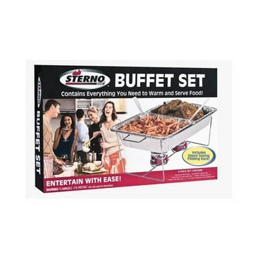 Sterno 40007 Large Buffet Kit, 8 Piece - Walmart.com